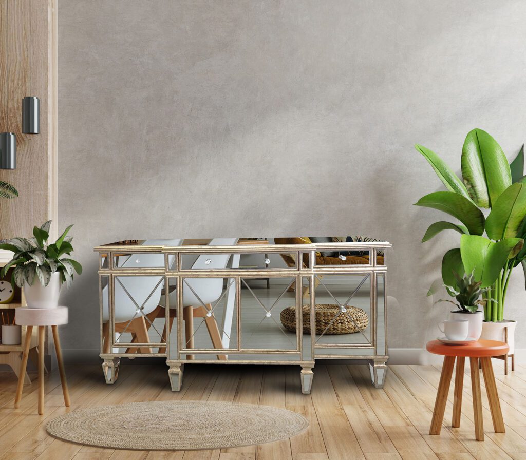 Wings design - Honeycomb designer console table in Delhi