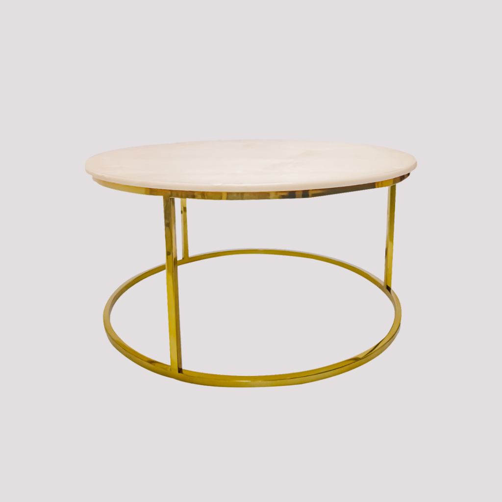 Premium metal and marble center tables - Wings Design